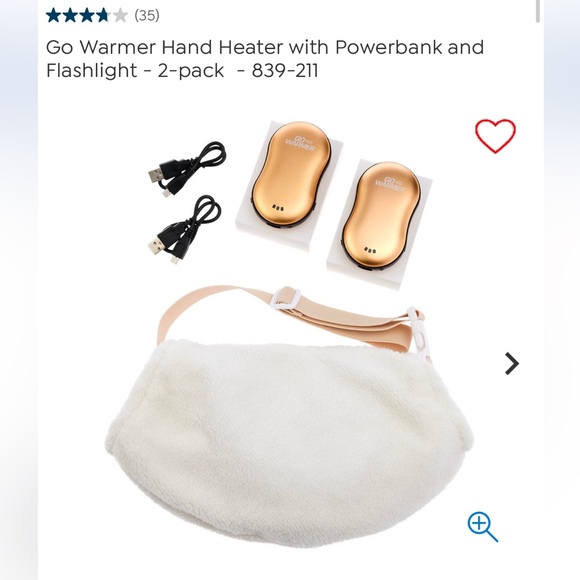 Accents | Go Warmer Hand Heater With Powerbank 2 Pack With Warmer Muff ...
